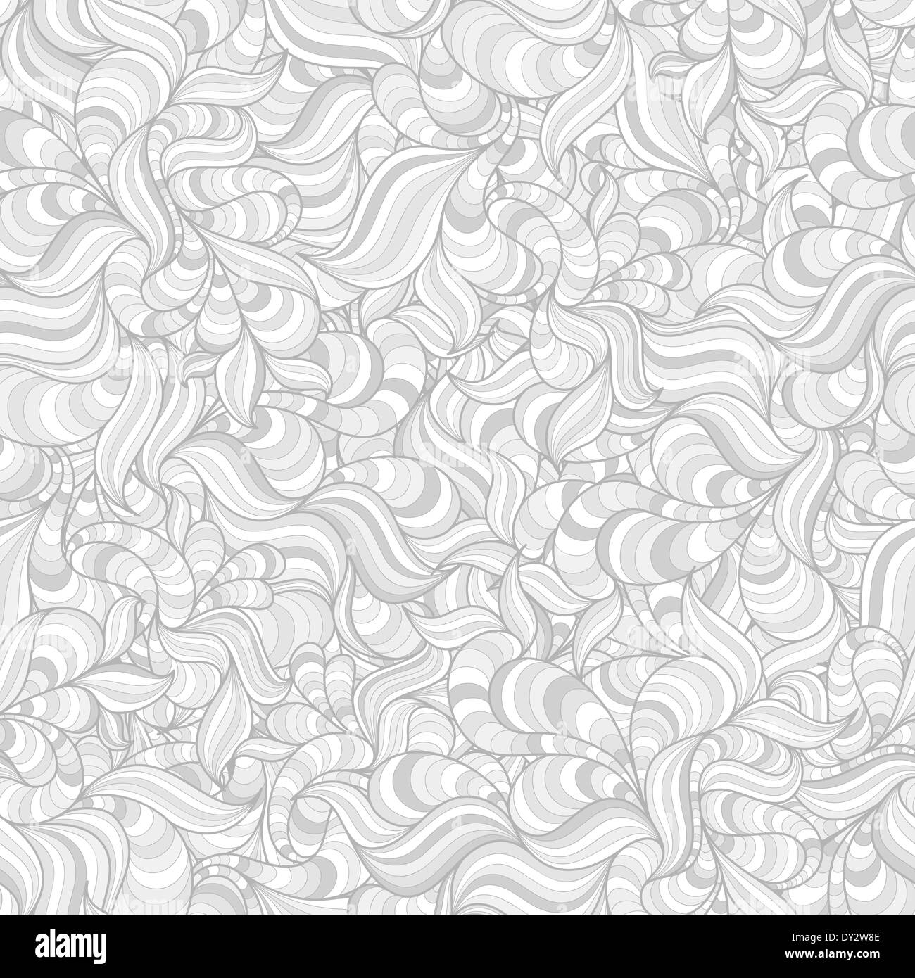 Seamless abstract hand-drawn waves pattern Stock Photo - Alamy
