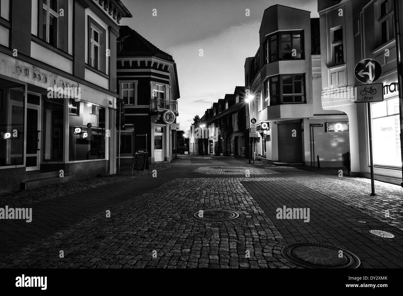 Old Town. The ancient city of Senftenberg. Germany Stock Photo - Alamy