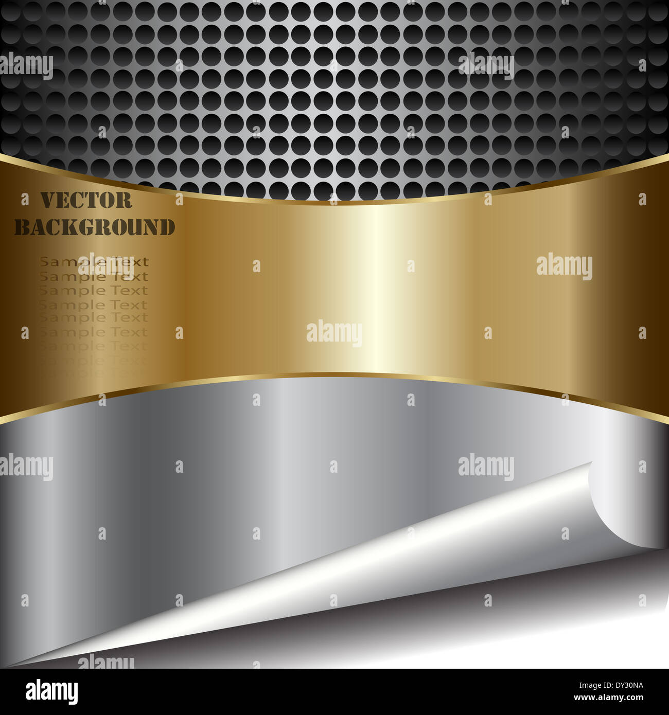 Creative technological background. Metal Abstract vector background ...