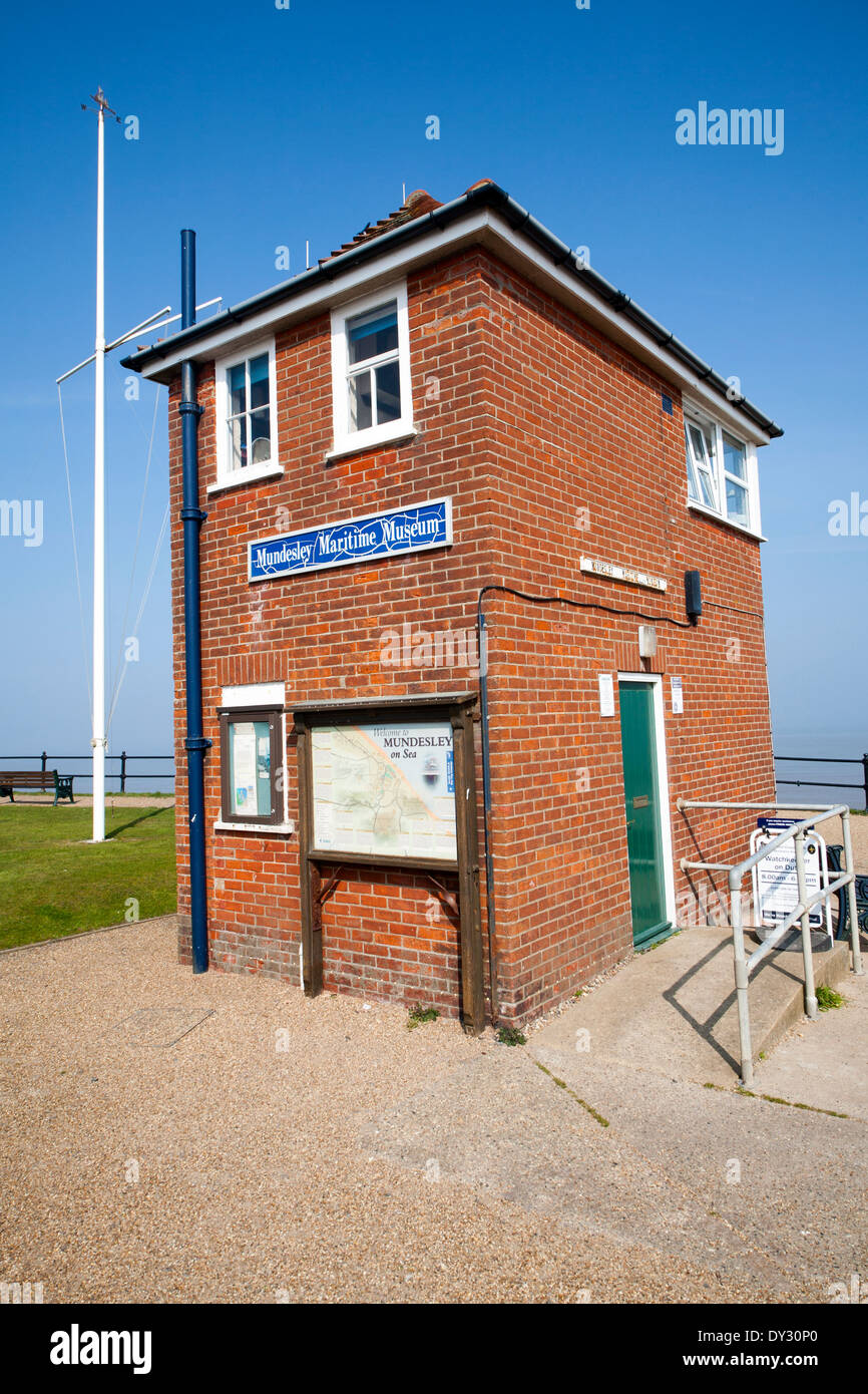 Maritime Museum and Coast Watch building, Mundesley, Norfolk, England ...