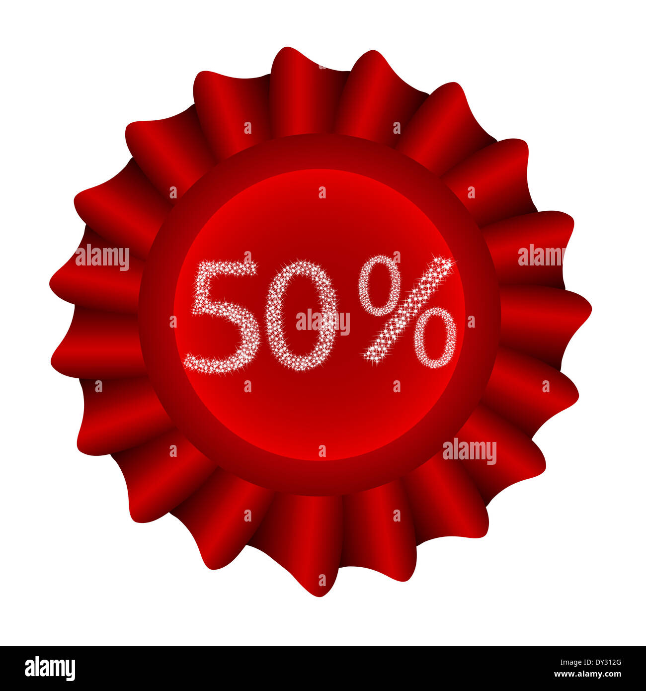Red Vector Label-50 Stock Photo - Alamy