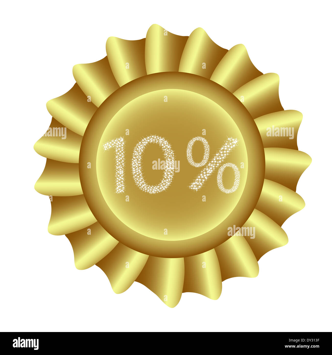 Yellow Vector Label-10 Stock Photo - Alamy