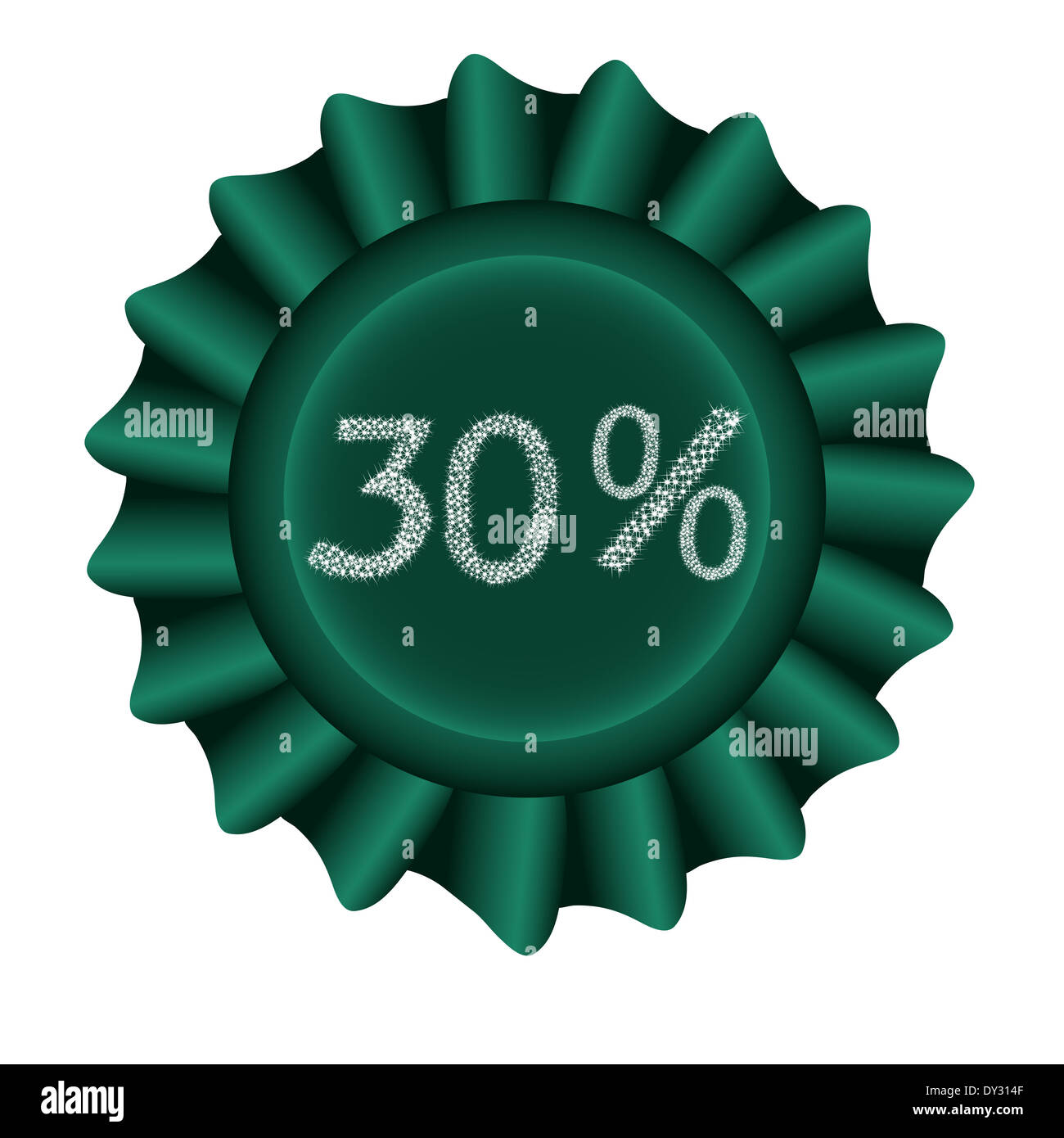 Green Vector Label - 30 Stock Photo - Alamy