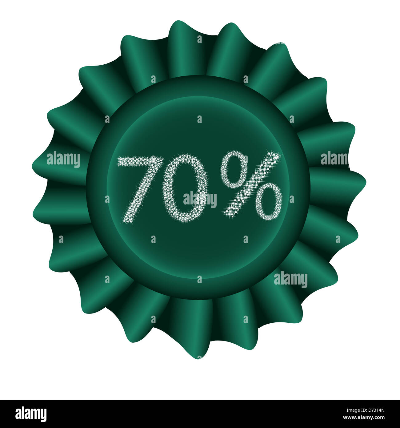 Green Vector Label - 70 Stock Photo - Alamy