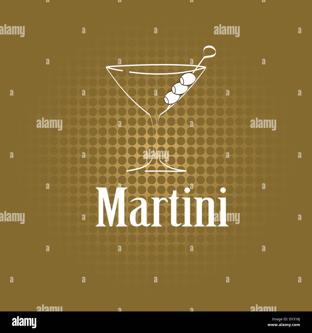 Martini glass design menu background. Vector Stock Photo - Alamy