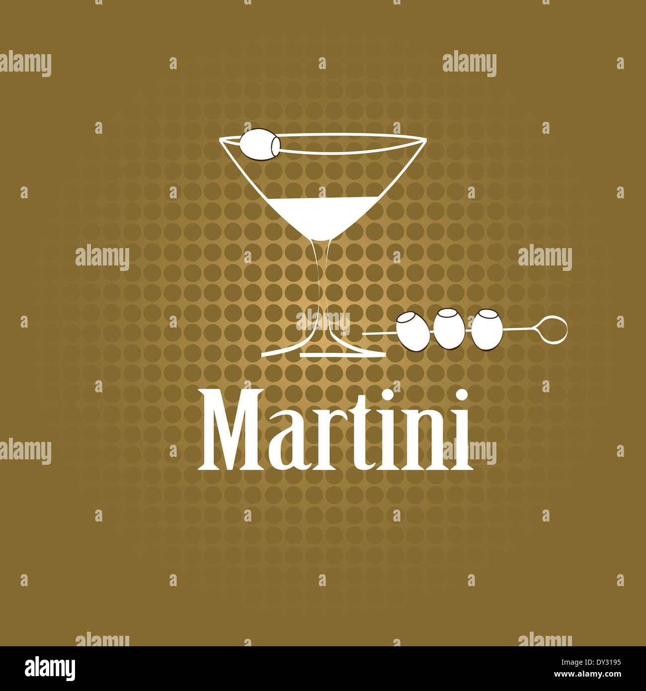 Martini glass design menu background. Vector Stock Photo - Alamy