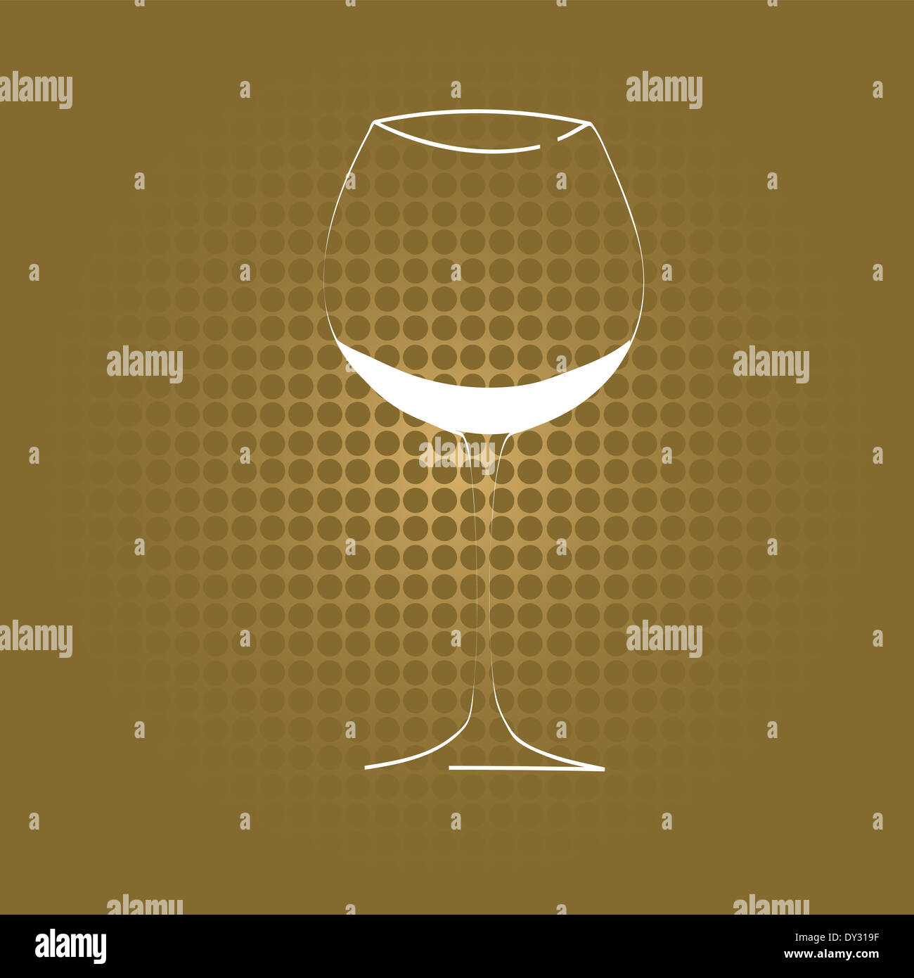 wine glass concept menu design Stock Photo - Alamy