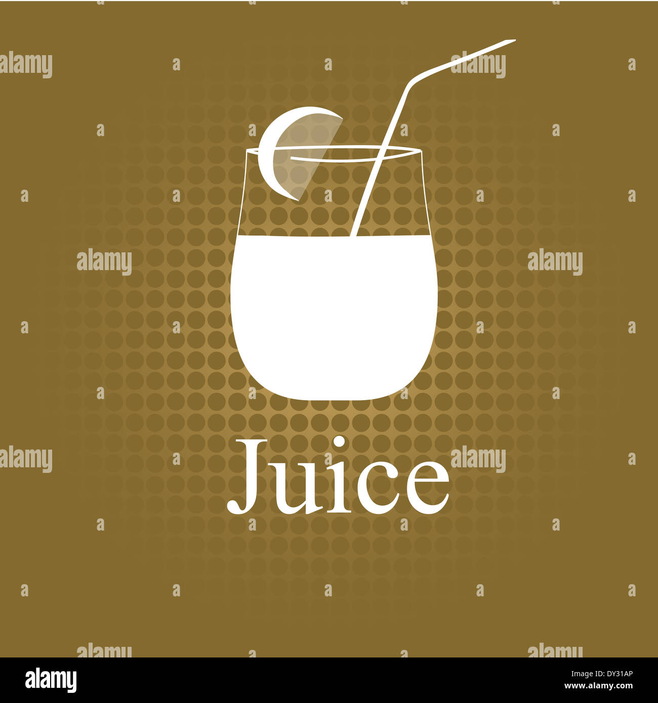 Fruit juice symbols - vector illustration Stock Photo - Alamy
