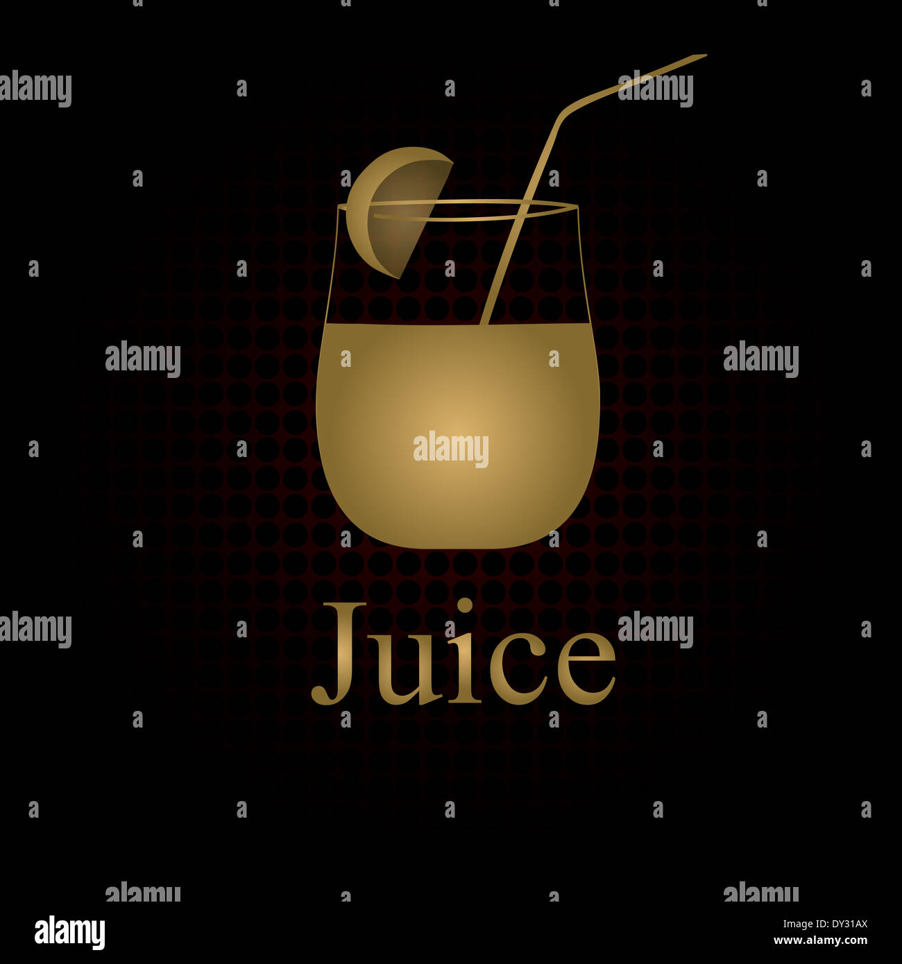 Fruit juice symbols - vector illustration Stock Photo - Alamy