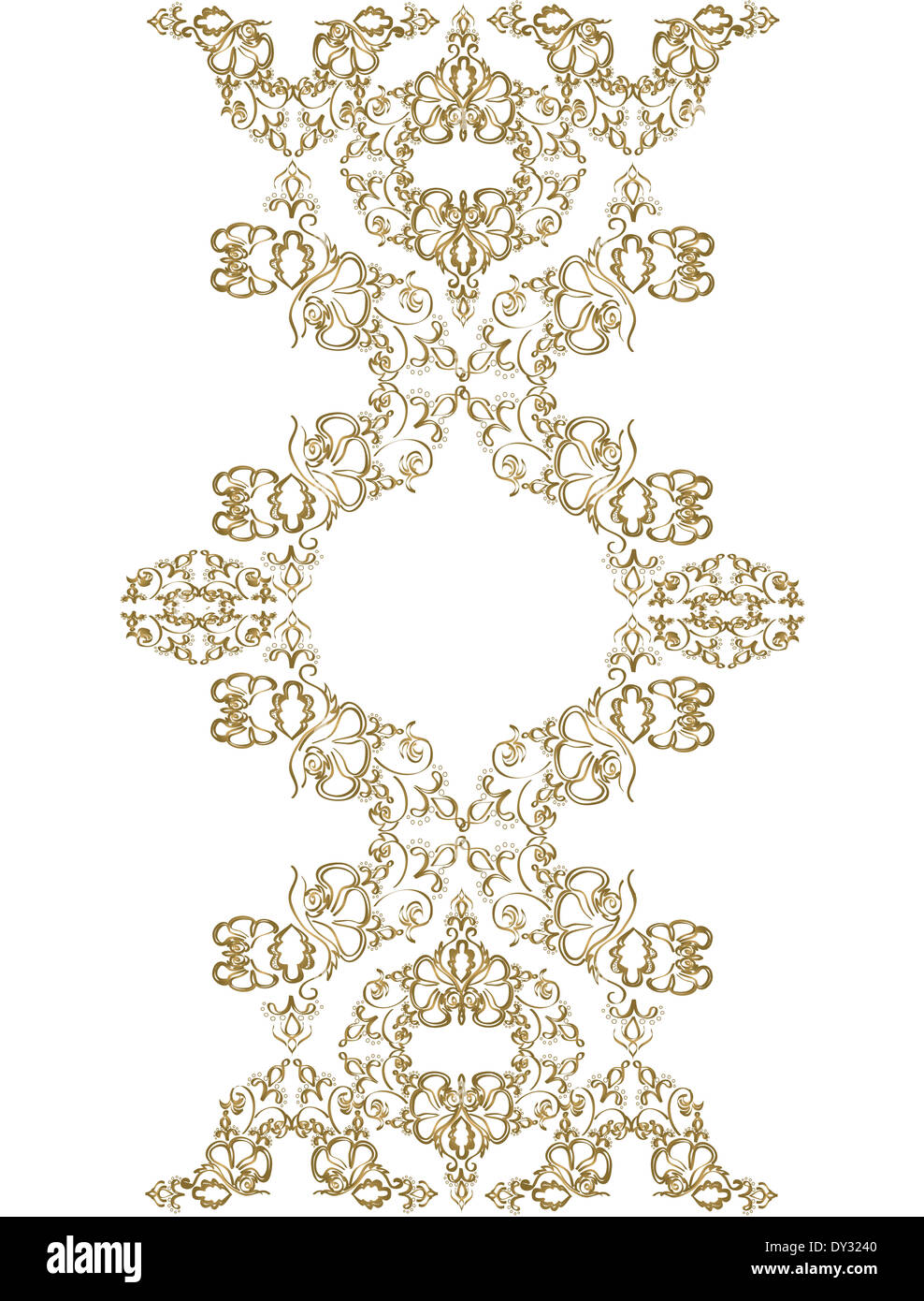 vintage seamless pattern with Victorian motif Stock Photo - Alamy