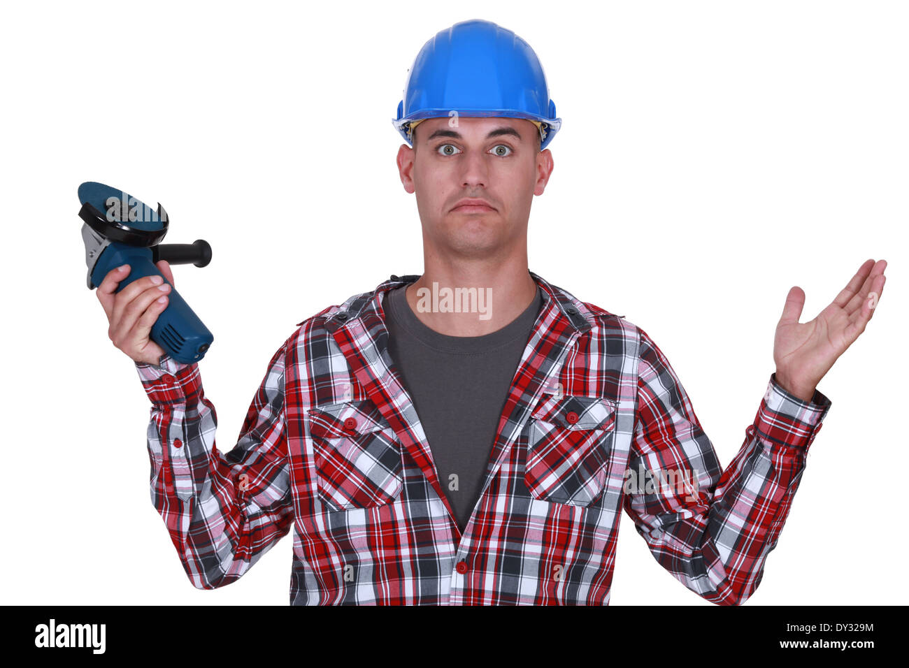 Clueless builder hi-res stock photography and images - Alamy