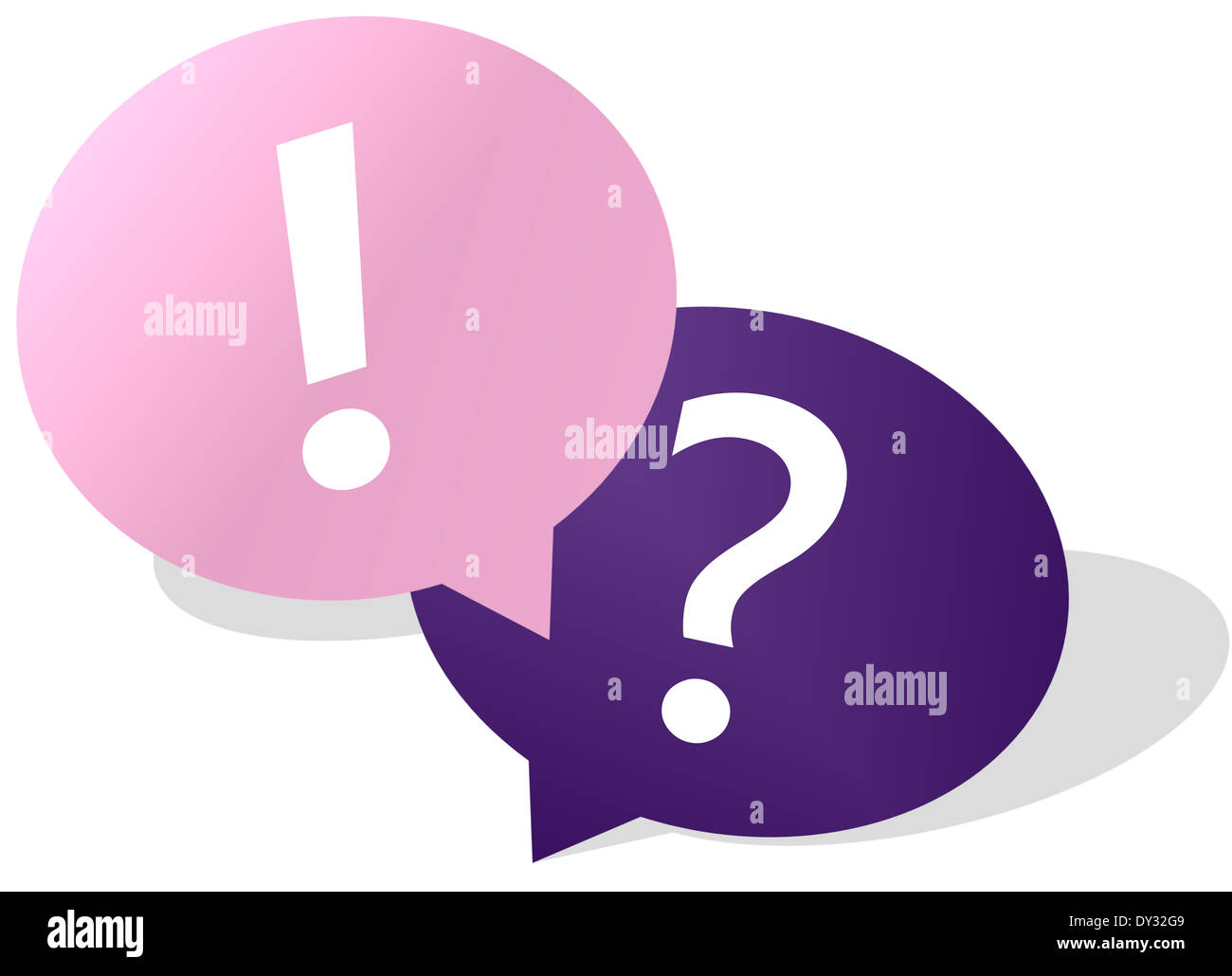 Faq question answer bubble hi-res stock photography and images - Alamy