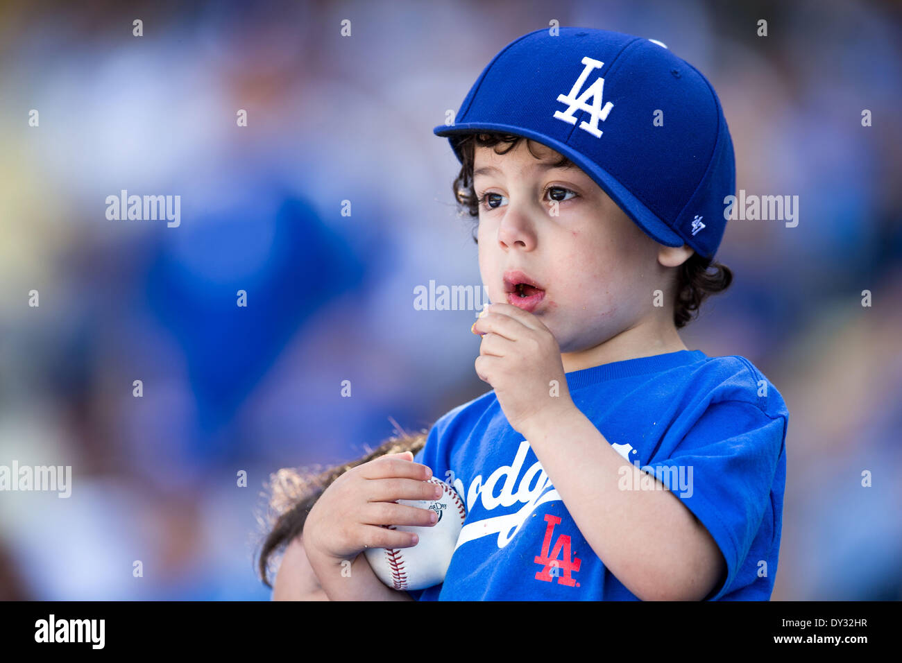 Los angeles dodgers fan hi-res stock photography and images - Alamy