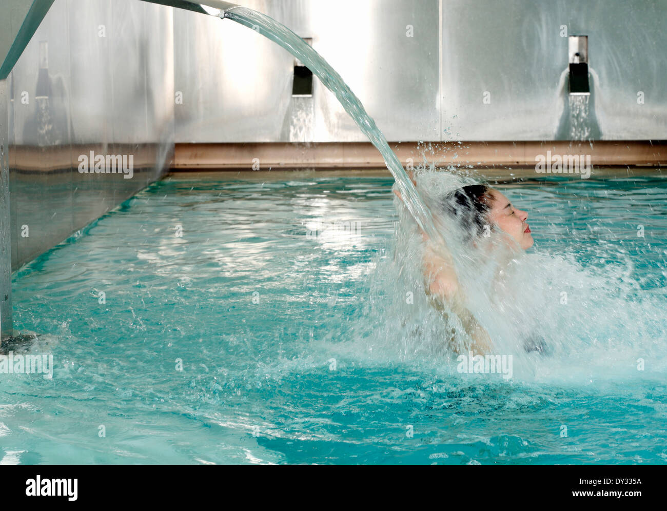 Standing in swimming pool under water hi-res stock photography and ...