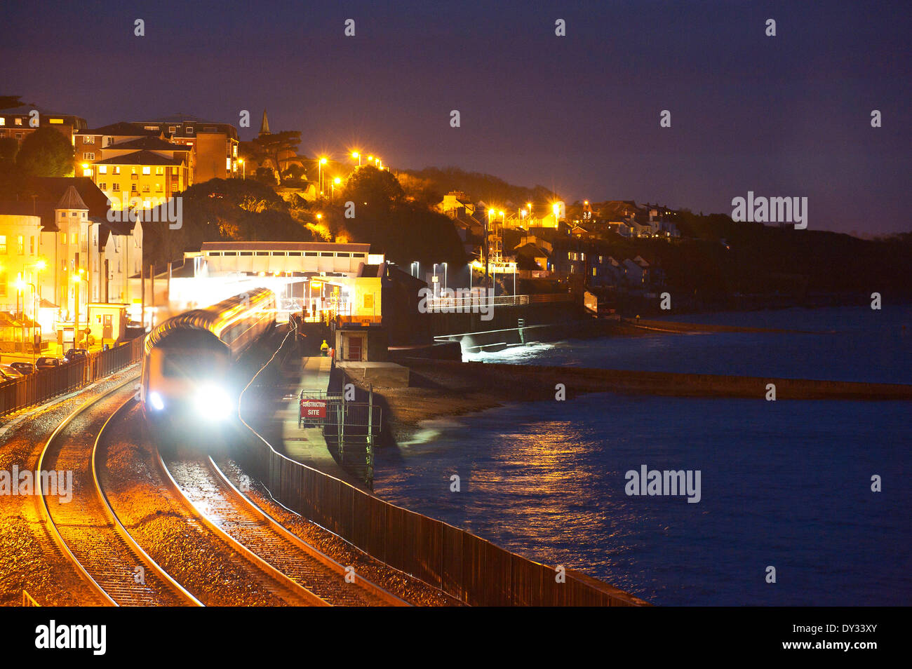 Night riviera train hi-res stock photography and images - Alamy