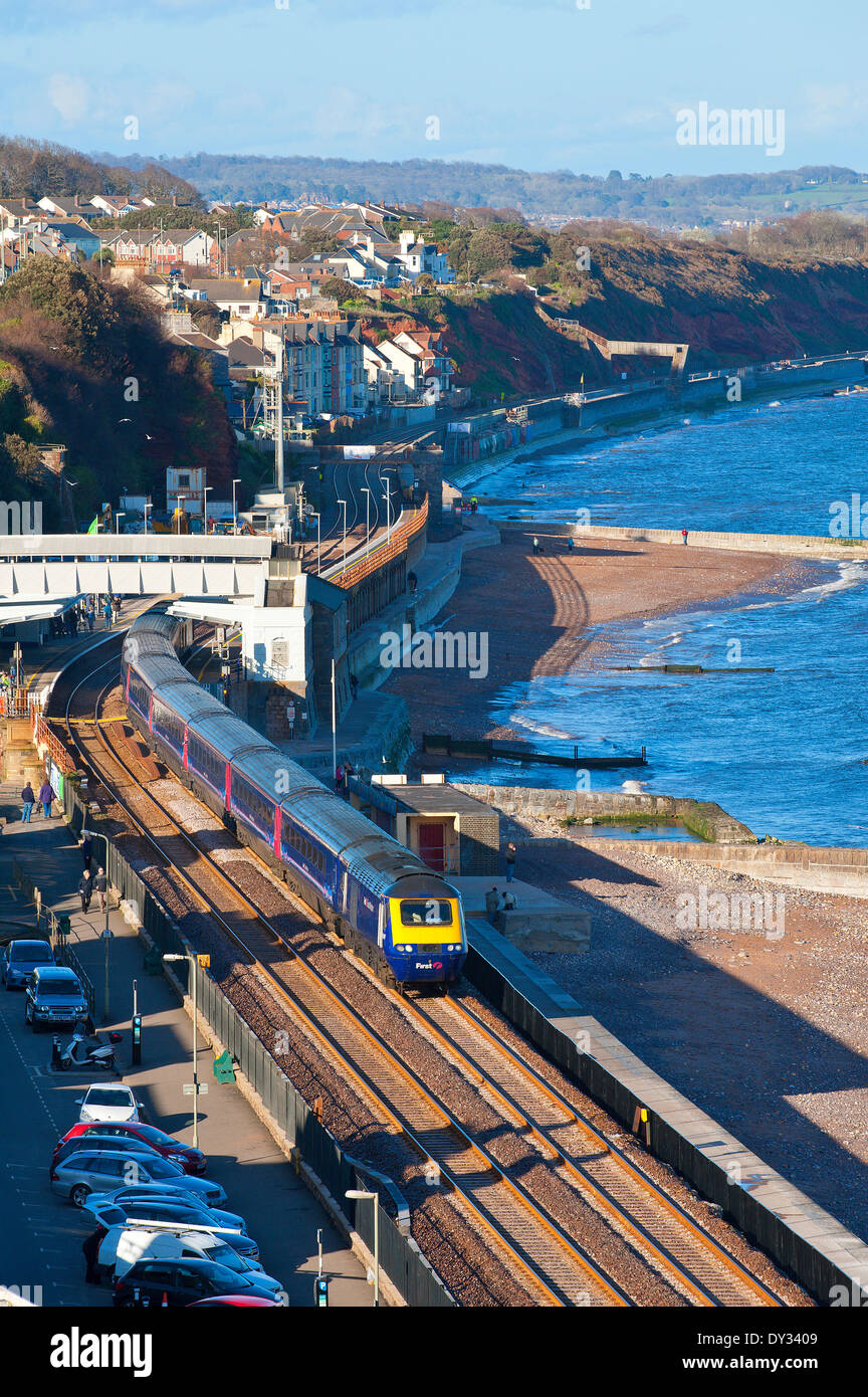 Exeter to plymouth railway line hi-res stock photography and images - Alamy