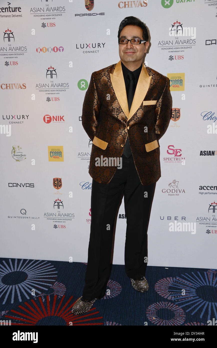 London, UK. 4th April 2014. LONDON, ENGLAND - APRIL 04:Paul Sagoo ...