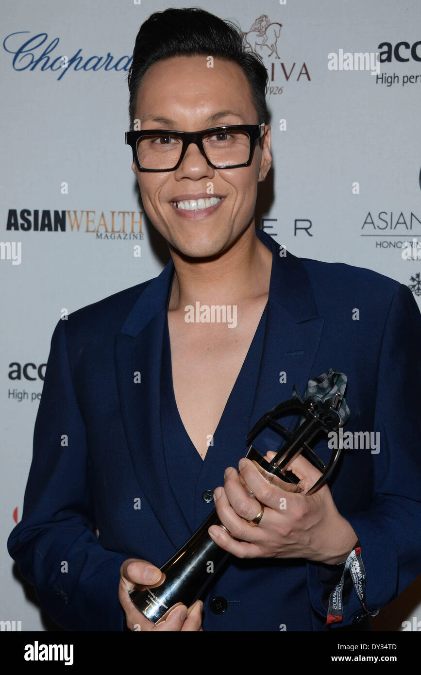 London, UK. 4th April 2014. Gok Wan Winner of Outstanding Achievement ...
