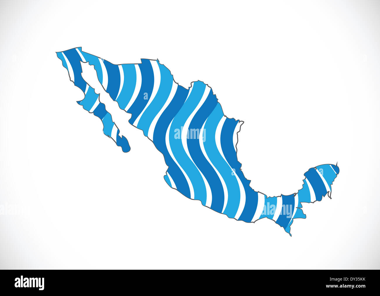 map of Mexico Decorative idea design Stock Photo - Alamy