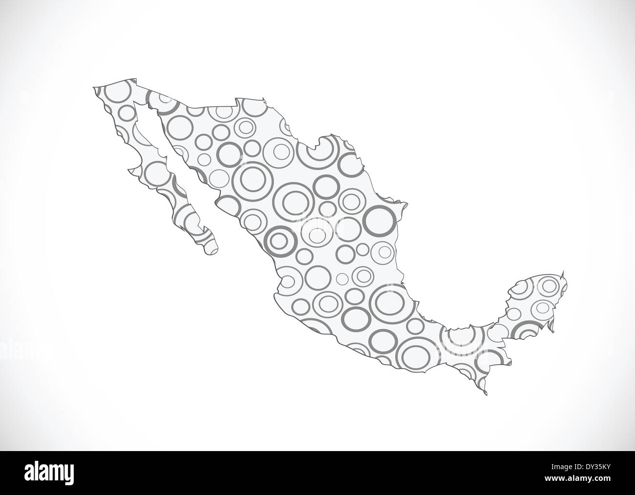 map of Mexico Decorative idea design Stock Photo - Alamy
