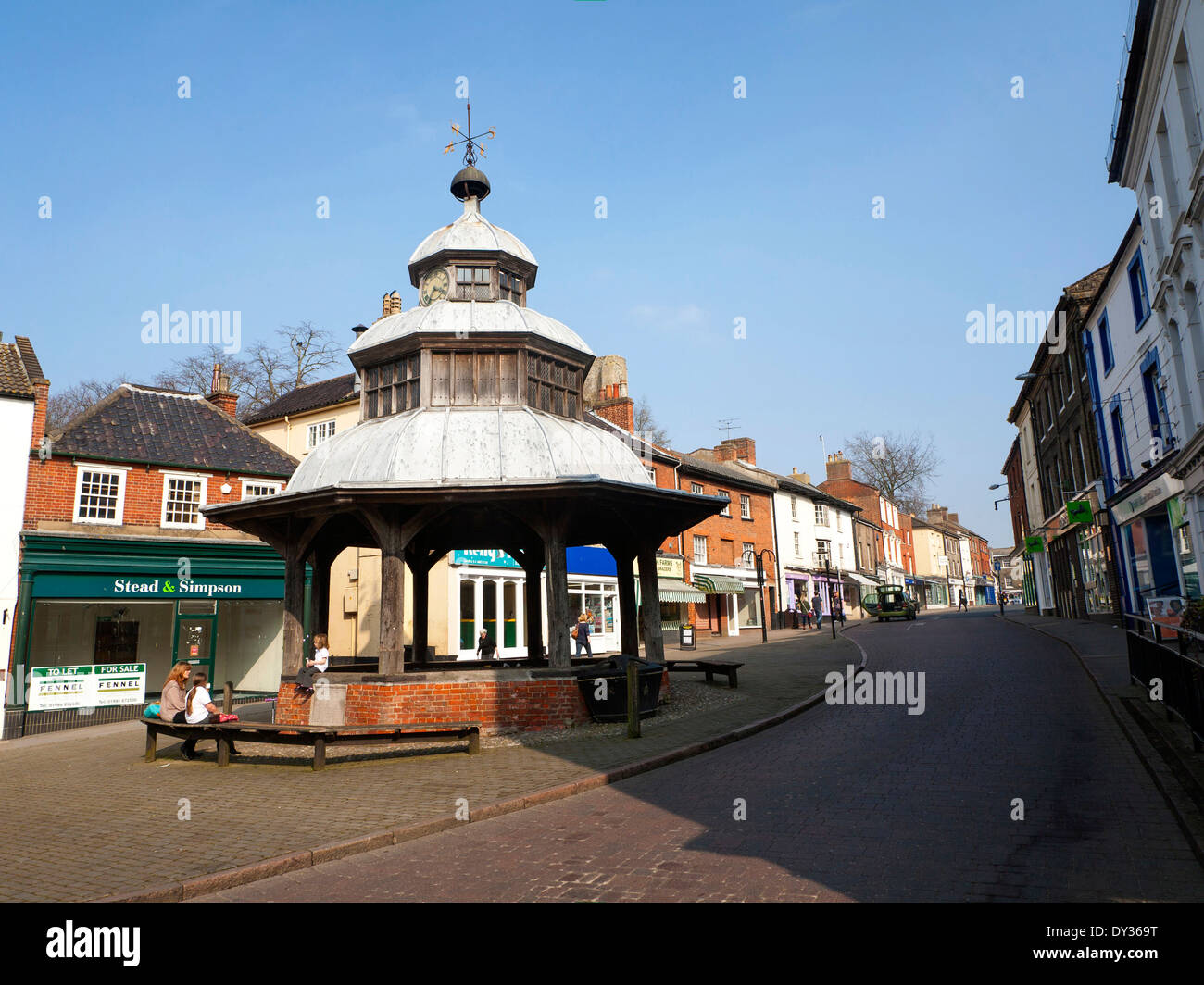 Sixteenth century market cross building at North Walsham, Norfolk ...