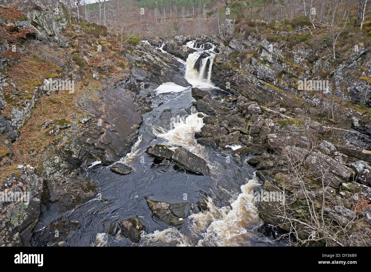 Black water falls scotland hi-res stock photography and images - Alamy