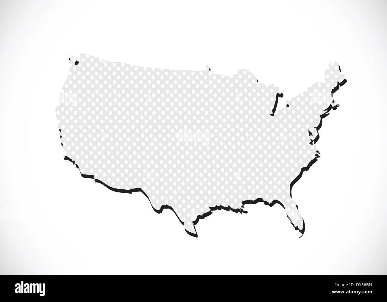 USA map and flag Stock Photo - Alamy