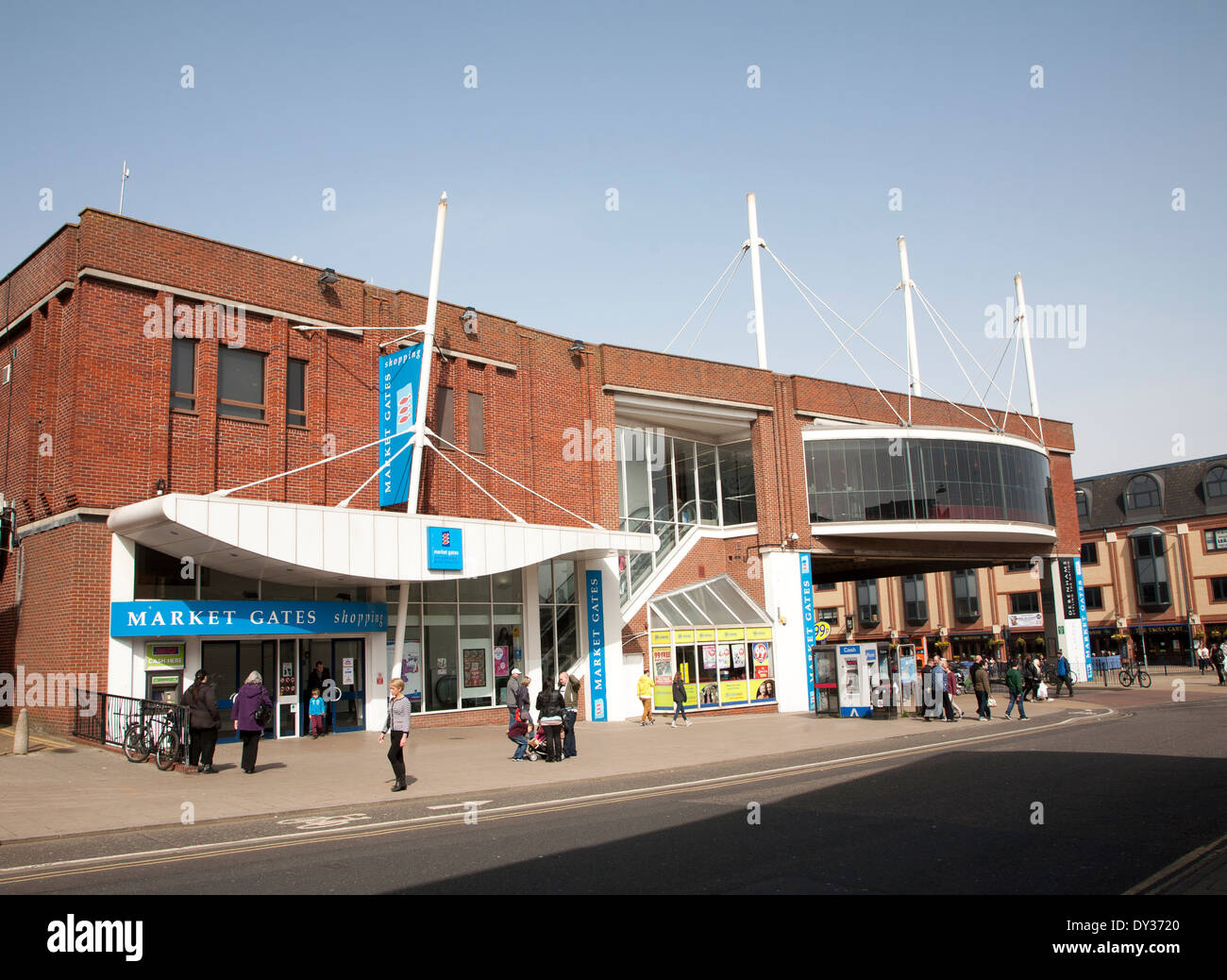 Market Gates shopping centre in Great Yarmouth, Norfolk, England Stock ...