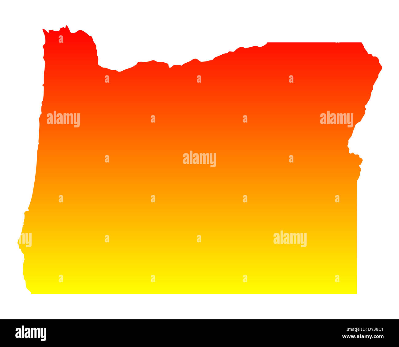 oregon geographic map