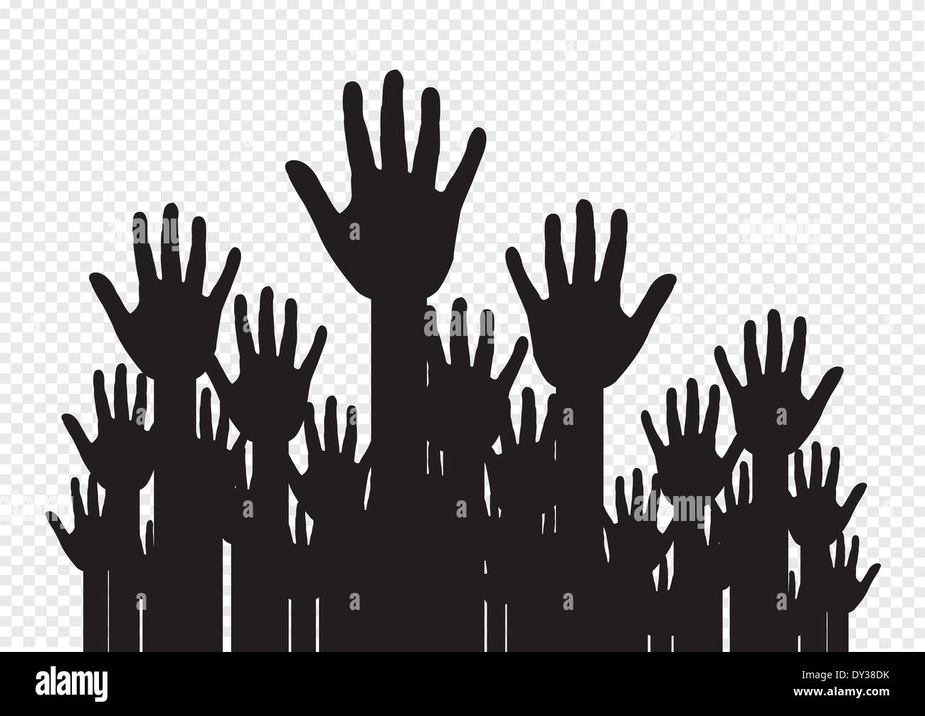 Background colorful silhouette hands design Stock Photo - Alamy