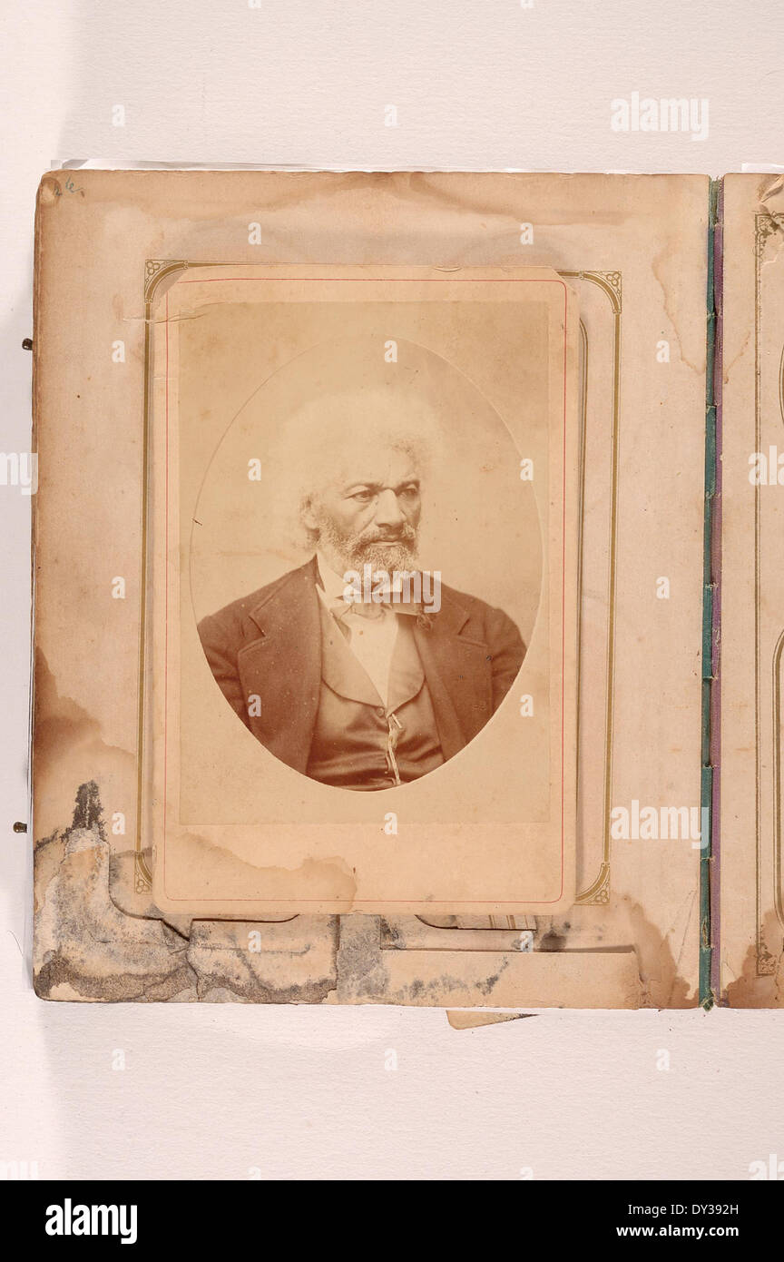 An image or representation of Frederick Douglass, the renowned African ...