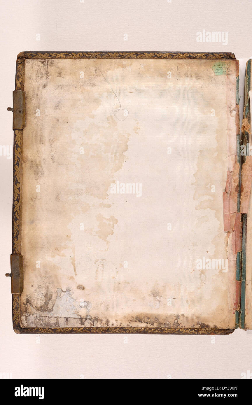Album inside cover Stock Photo - Alamy