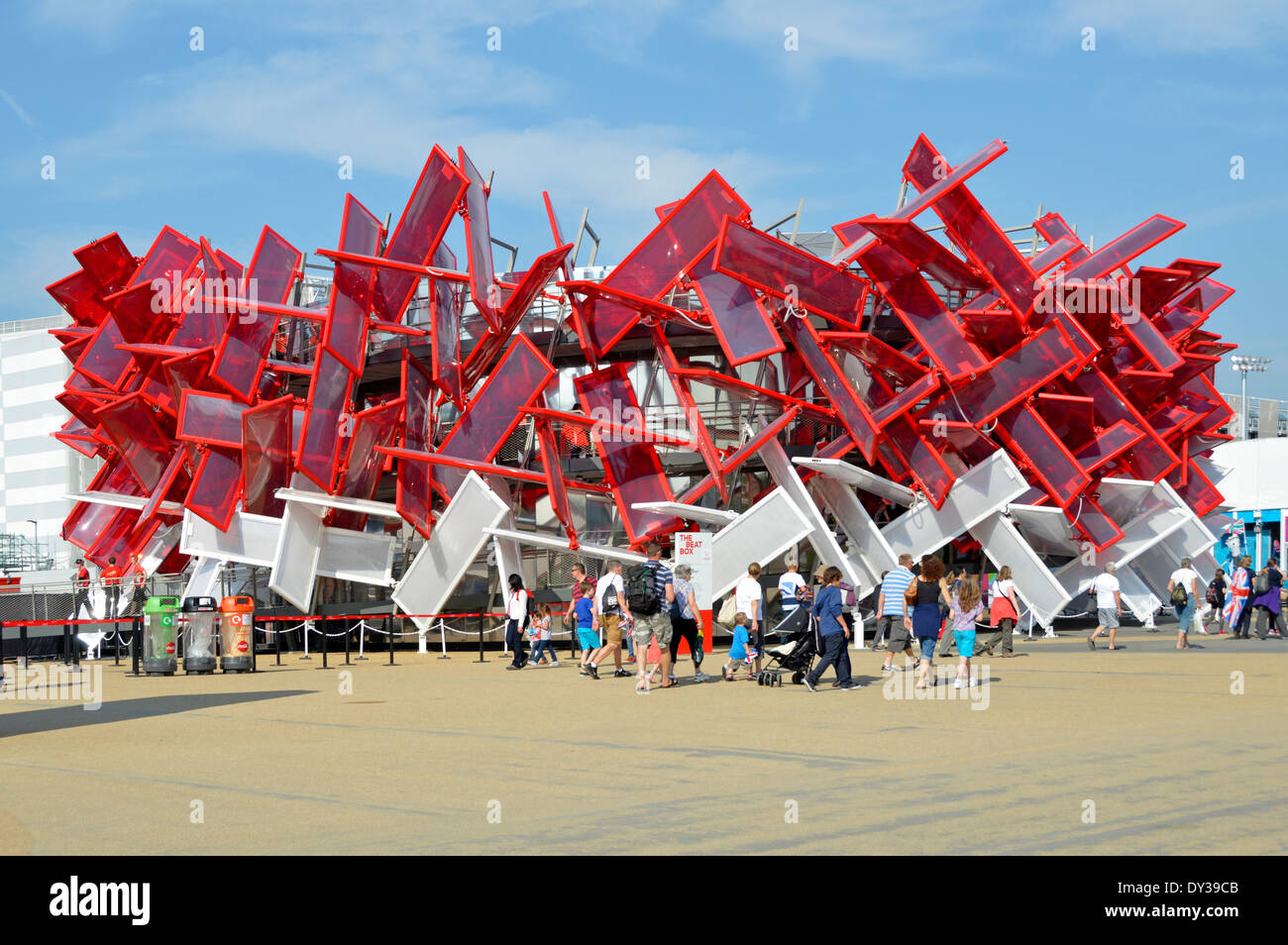 Coca Cola Beatbox stand, an interactive pavilion for visitors to ...