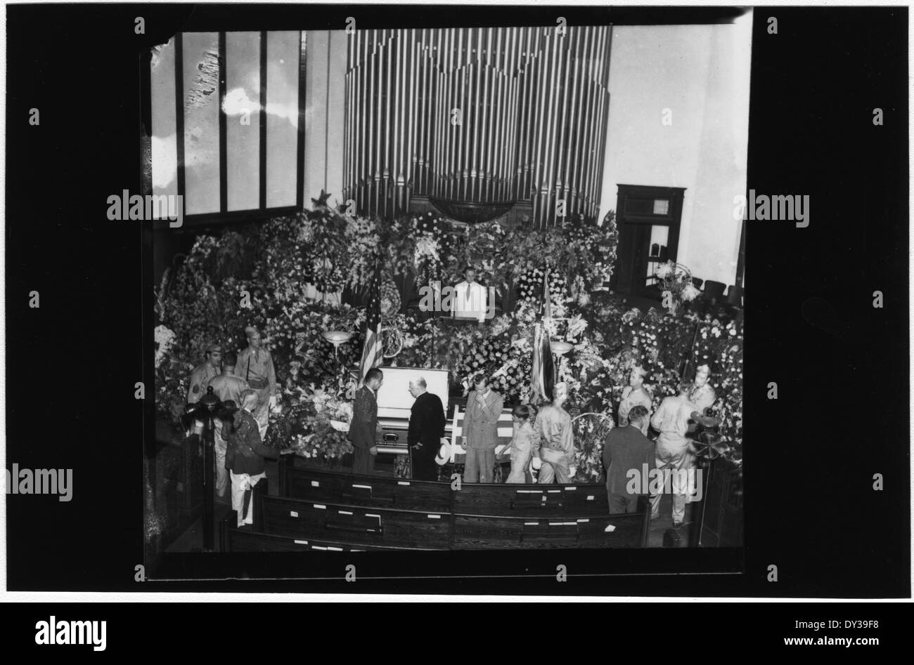 The funeral of Senator Pat Harrison, held in Gulfport, Mississippi, on ...