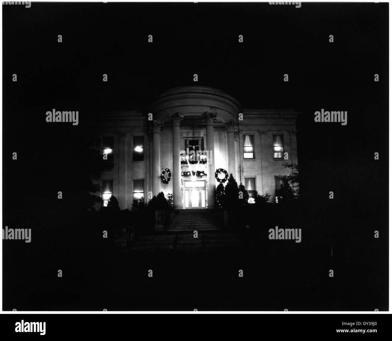 A photograph taken on December 25, 1941, showing the Mississippi ...