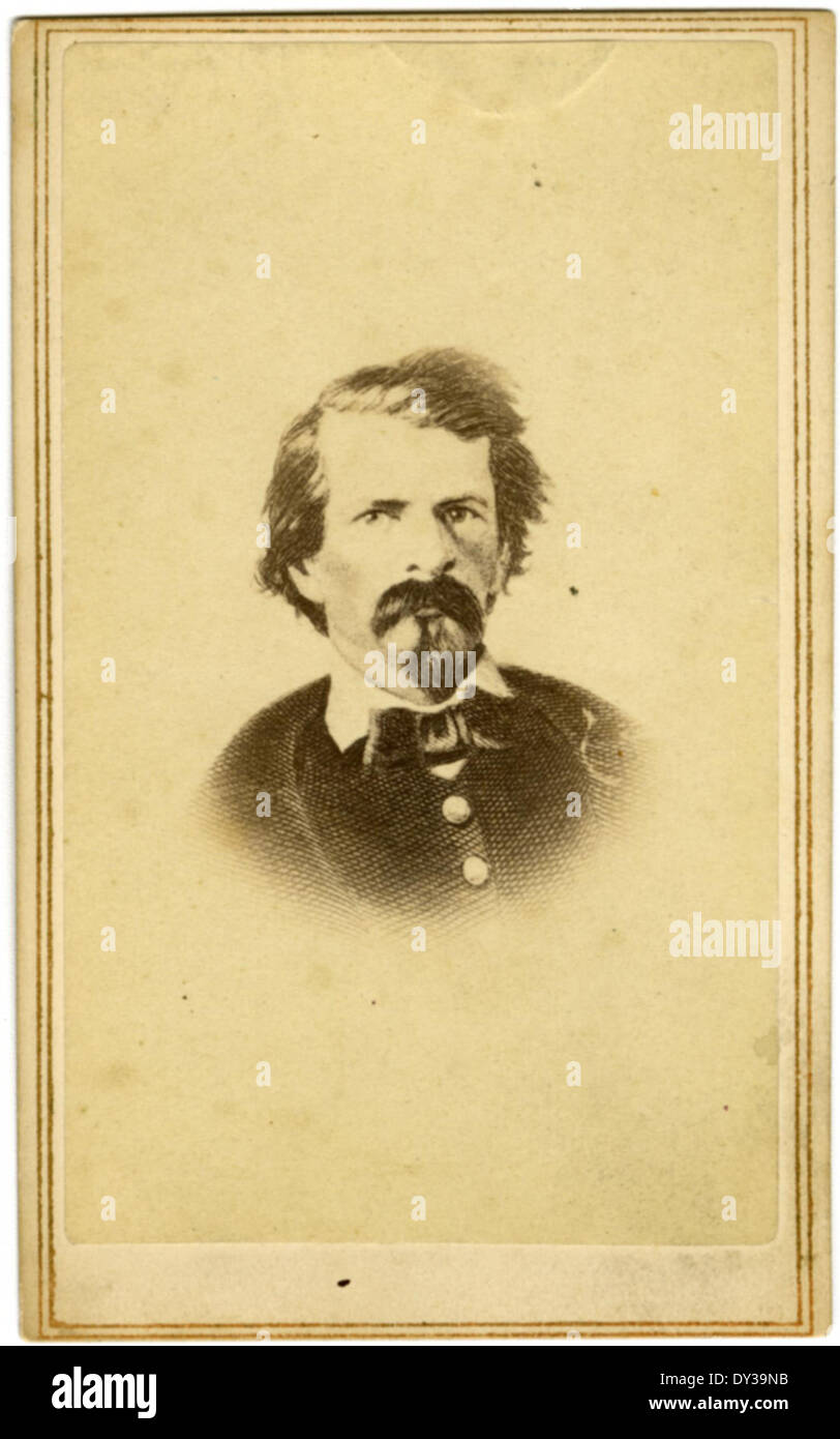 This portrait shows General Earl Van Dorn, a Confederate officer during ...