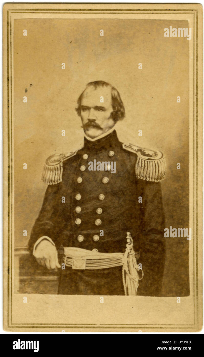 A portrait of General Albert Sidney Johnston, a Confederate officer in ...
