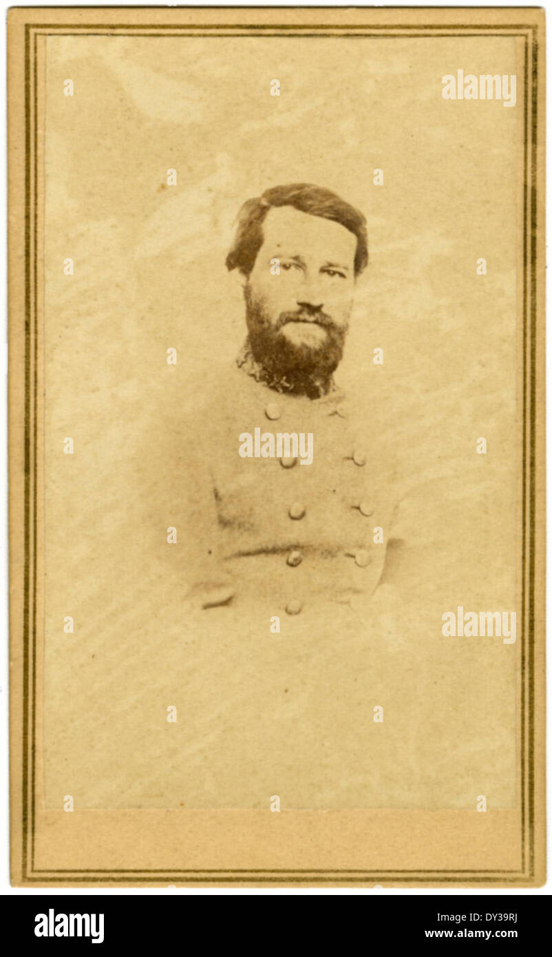 This image depicts General Stephen D. Lee, a Confederate general during ...