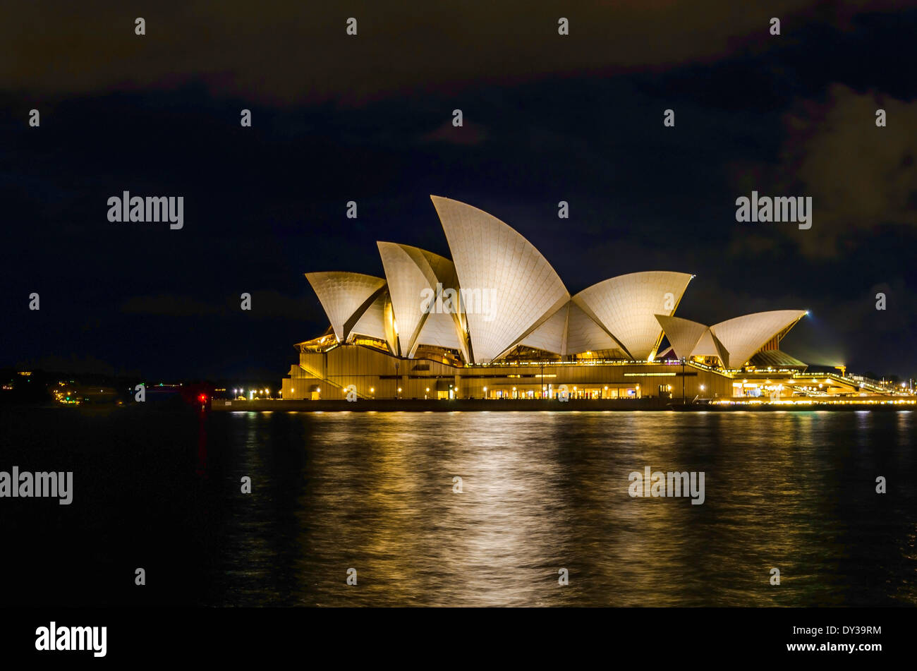 The Sydney Opera House at night, Australia Stock Photo - Alamy