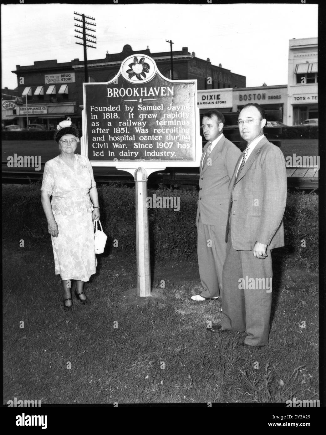 The dedication ceremony of the Brookhaven Historical Marker on June 17 ...