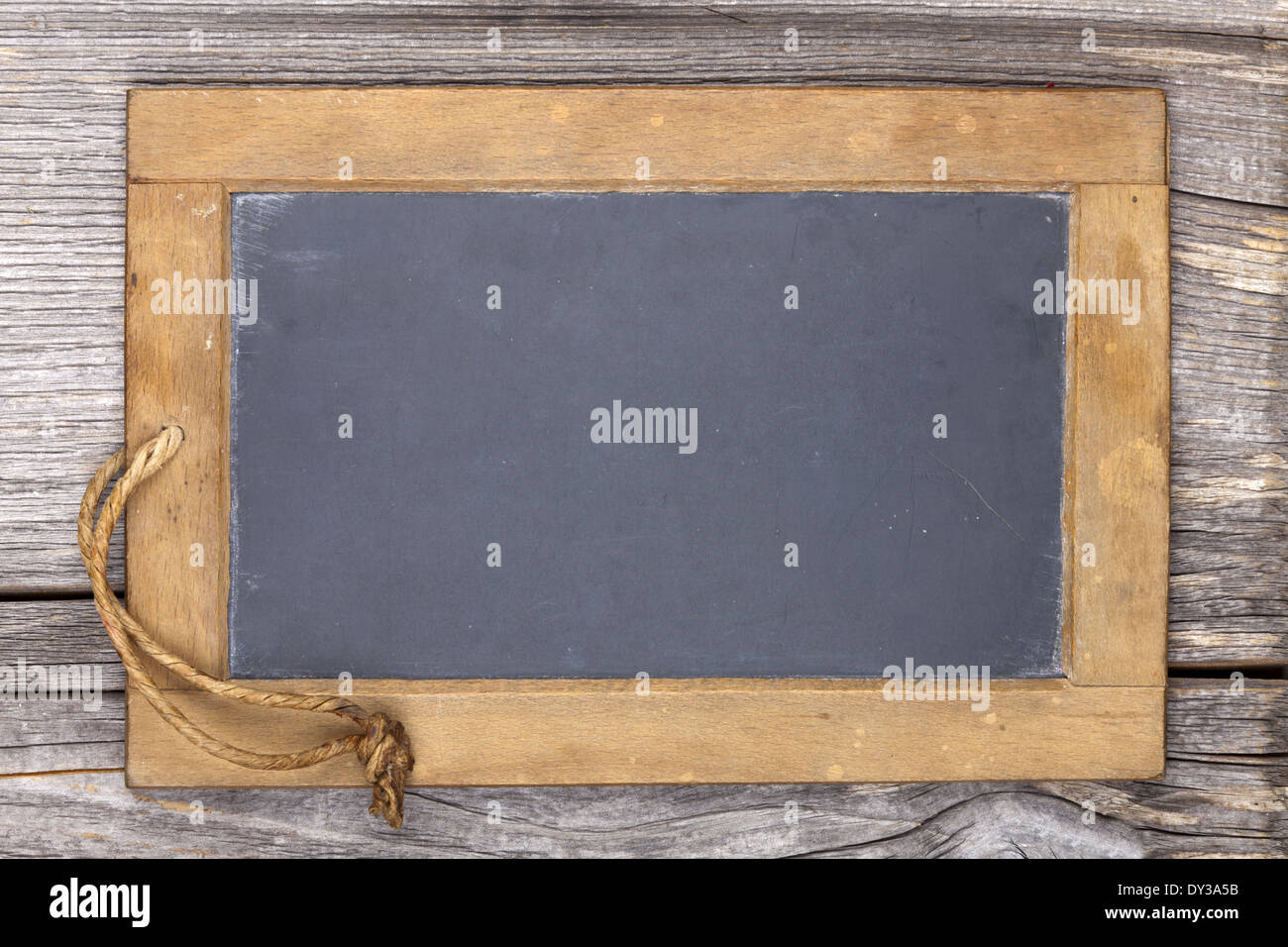 Very old slate chalkboard blank for to write on Stock Photo - Alamy