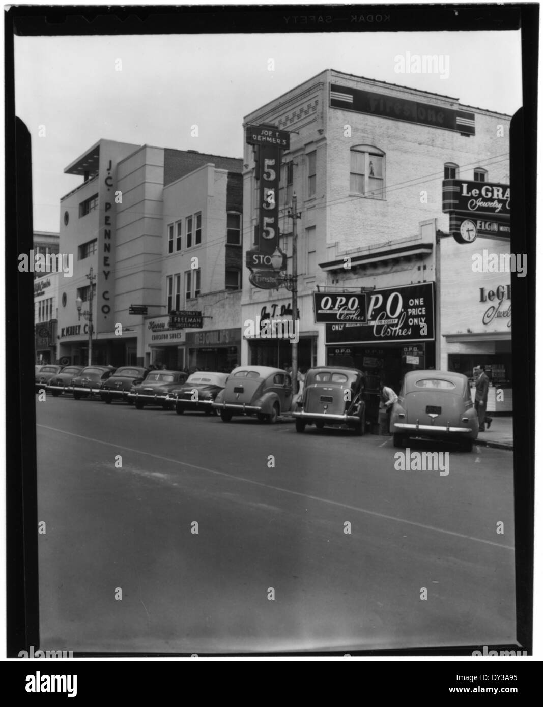 This image shows street views captured on March 21, 1944, reflecting ...