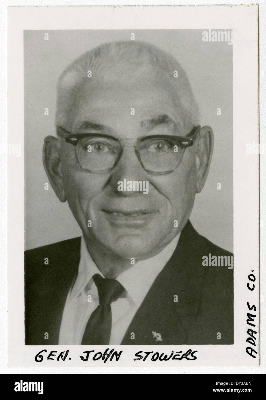 A historical reference to General John Stowers from Adams County ...