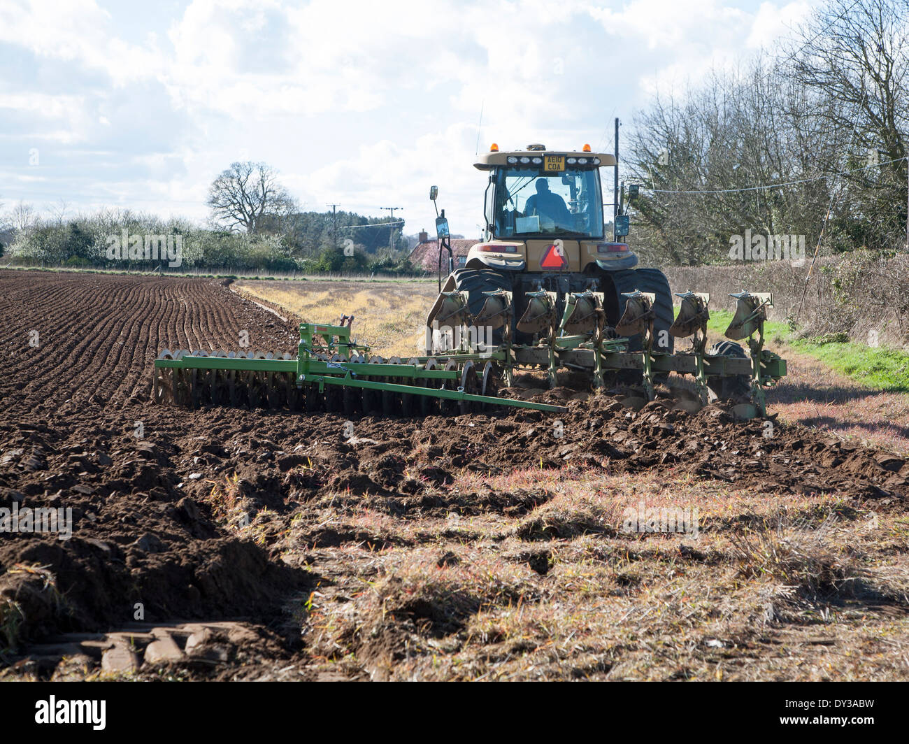England landscape scenery farming farm agriculture soil east anglia hi ...