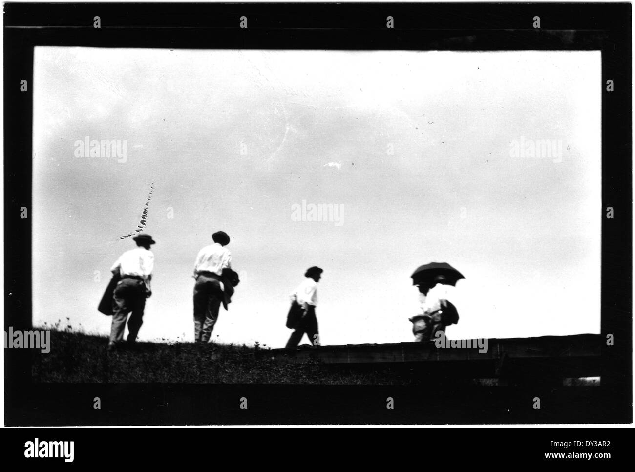 This photograph captures the beginning of the journey to Helena on July ...