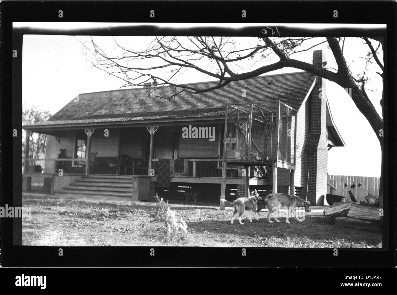 A photograph of J. H. Marshall's house, showcasing its architecture and ...