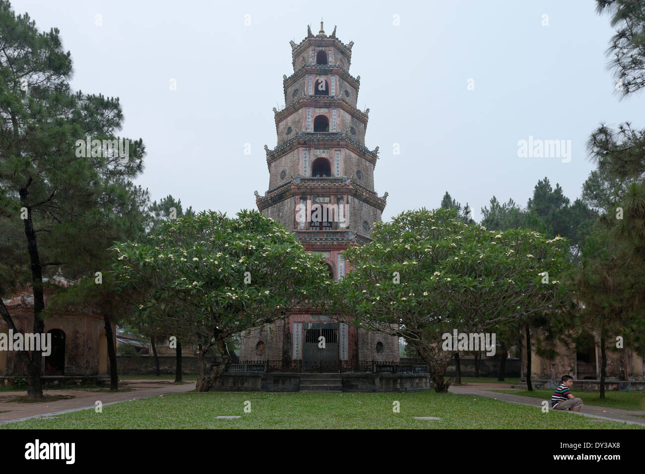 Thien Mu Pagoda, Hue, Vietnam Stock Photo - Alamy