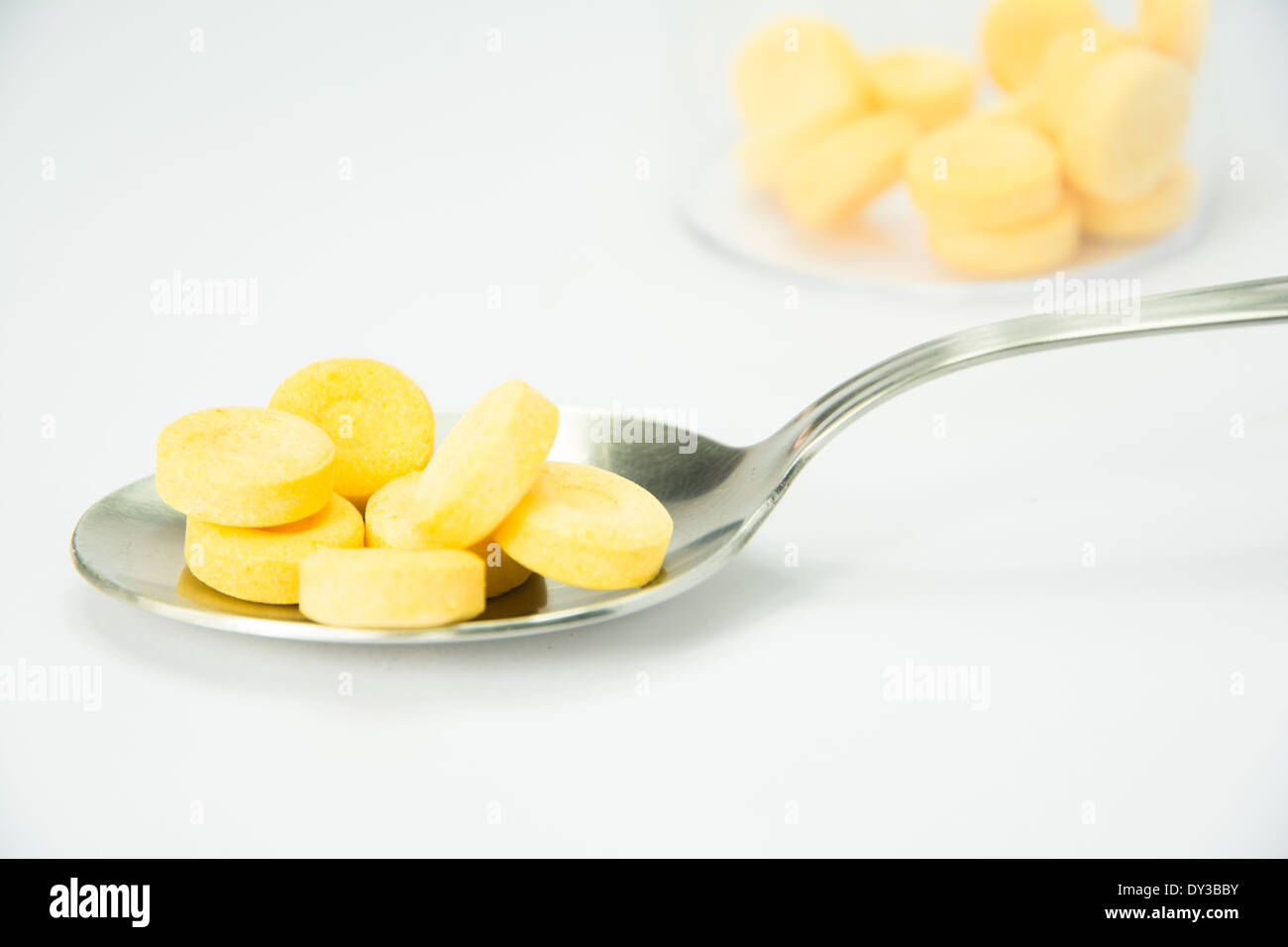 Pill container spoon hi-res stock photography and images - Alamy