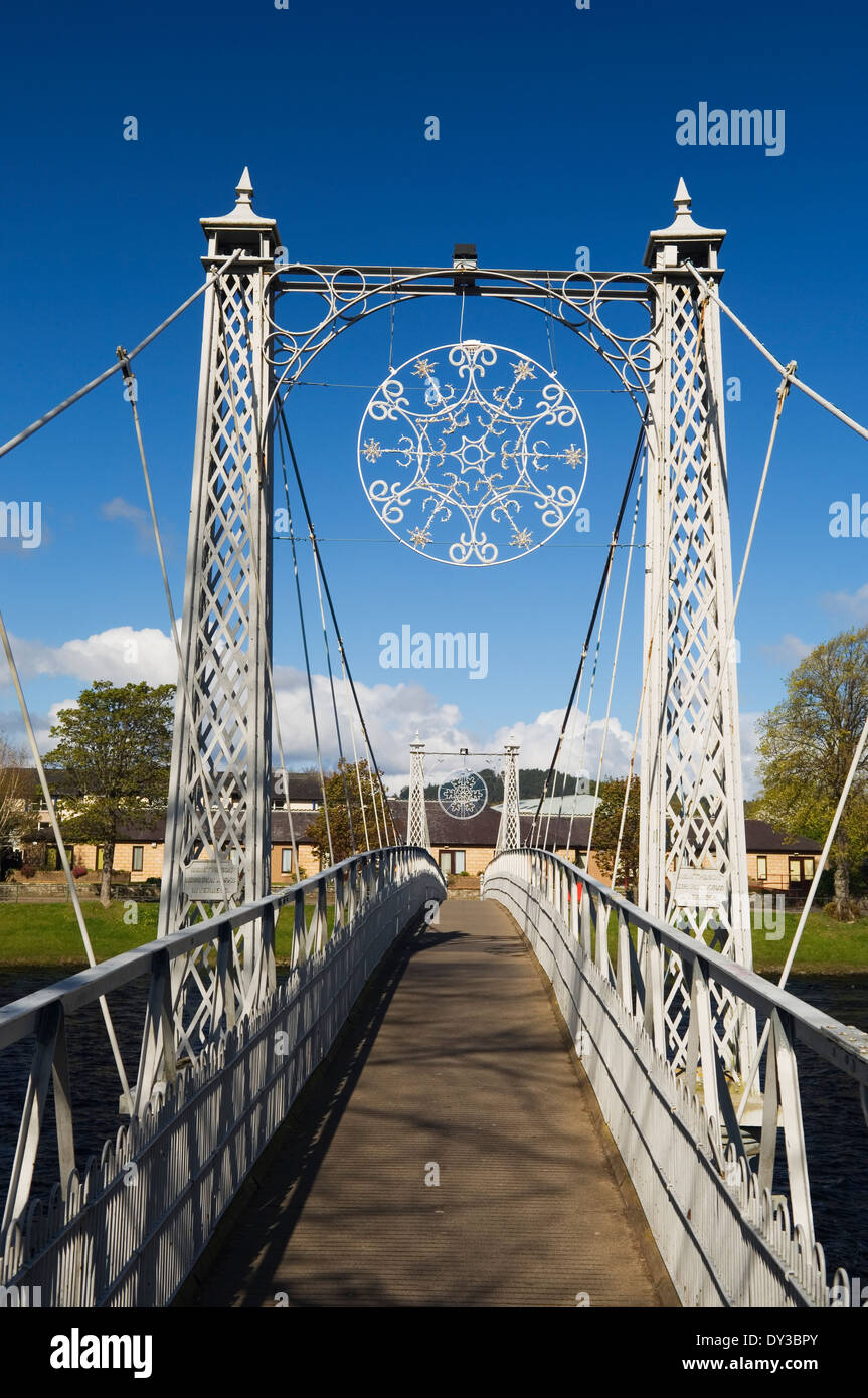 The Infirmary Footbridge across the River Ness, Inverness, Scotland ...