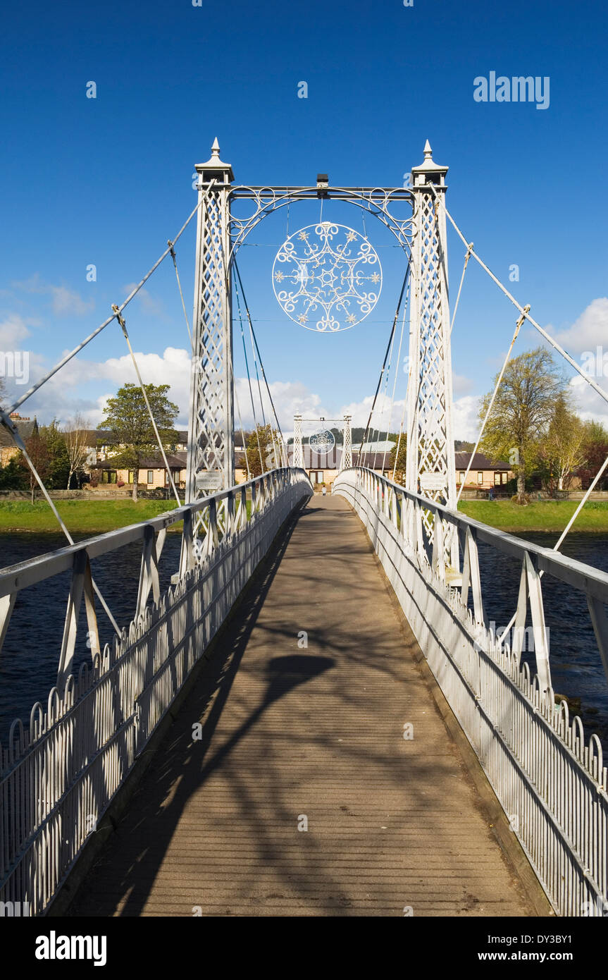 The Infirmary Footbridge across the River Ness, Inverness, Scotland ...